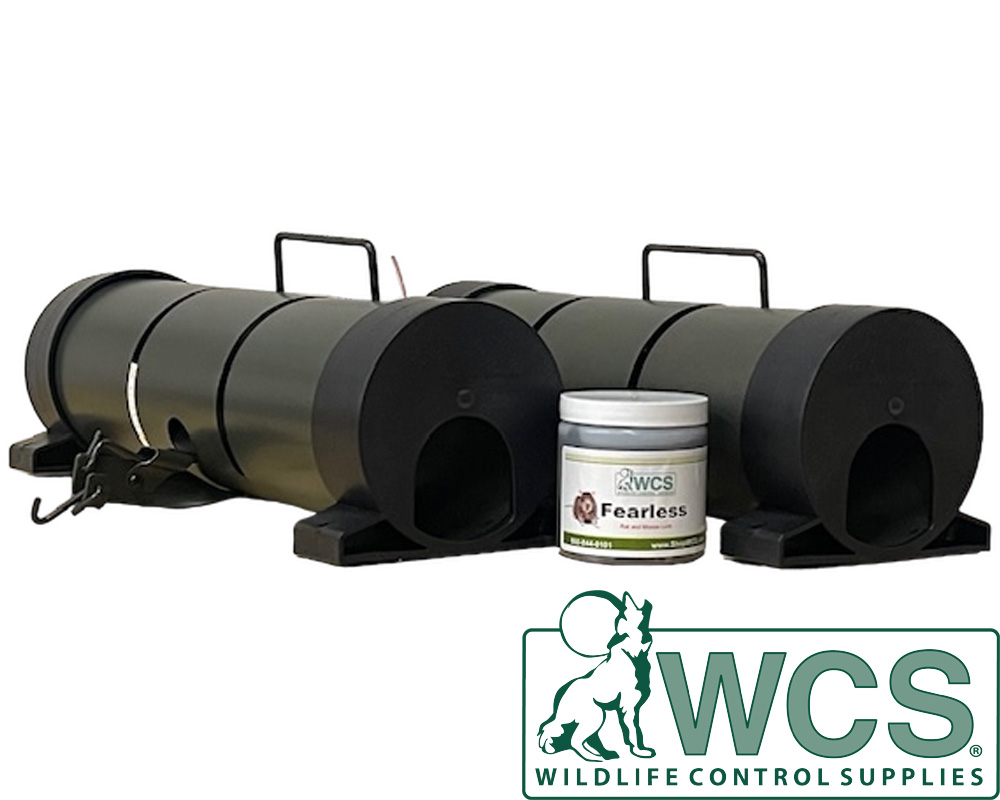 WCS™ Tube Trap Kit | Wildlife Control Supplies | Product Code: WCSTUBEKIT