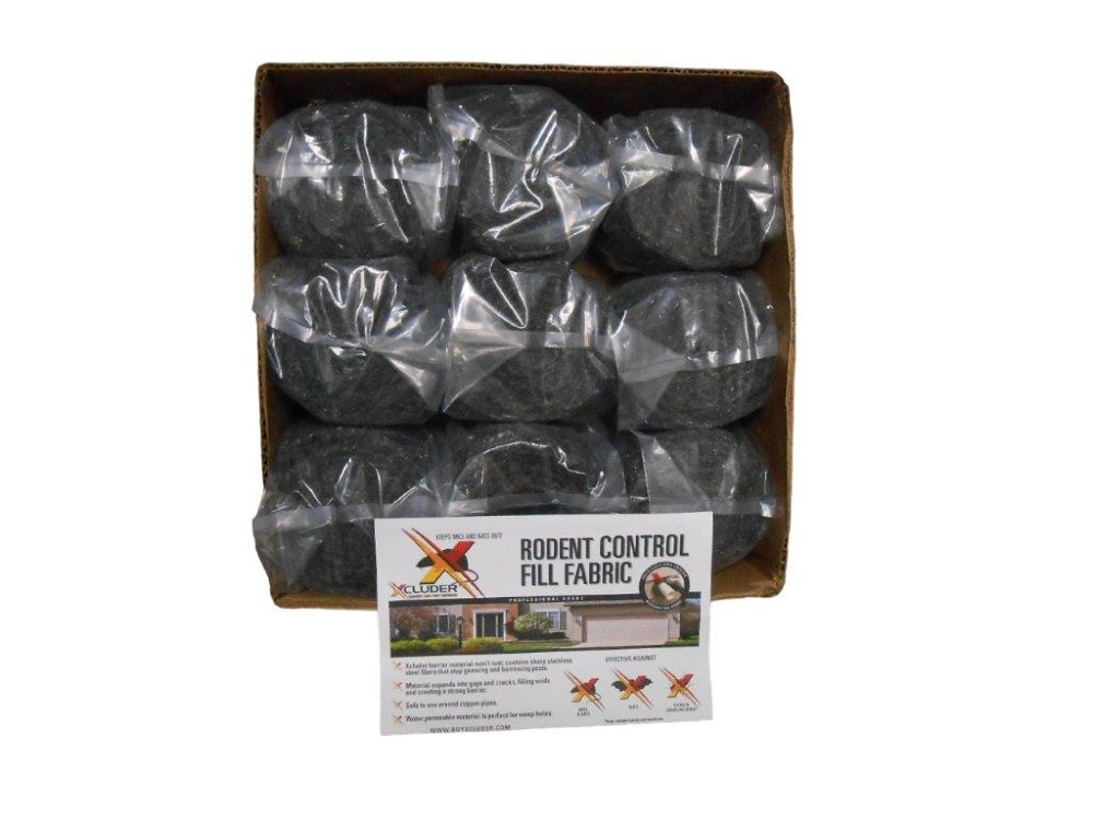 Xcluder™ Fill Fabric - Case of 36 - 1" x 48" rolls | Wildlife Control ...