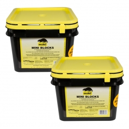Maki® Mini Blocks - 16 lb. Pail | Wildlife Control Supplies | Product ...