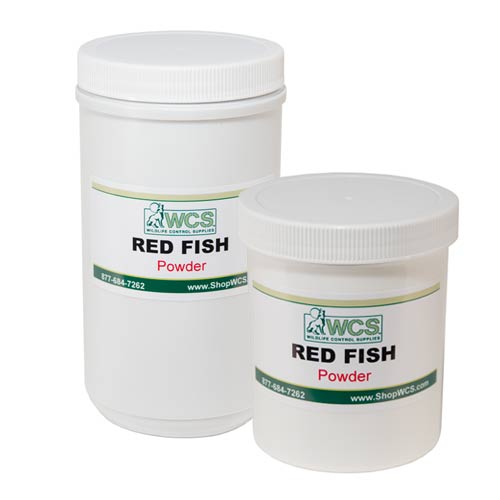 WCS™ Red Fish Powder | Wildlife Control Supplies | Product Code: NWS018