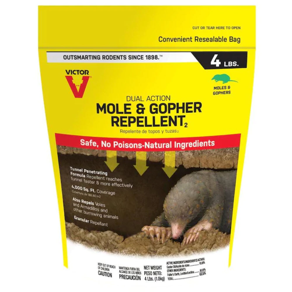 Victor Mole & Gopher Granular Repellent - 4 LB | Wildlife Control ...