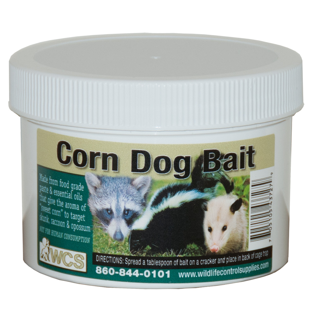WCS™ Corn Dog Paste Bait (raccoon & skunk) | Wildlife Control Supplies ...