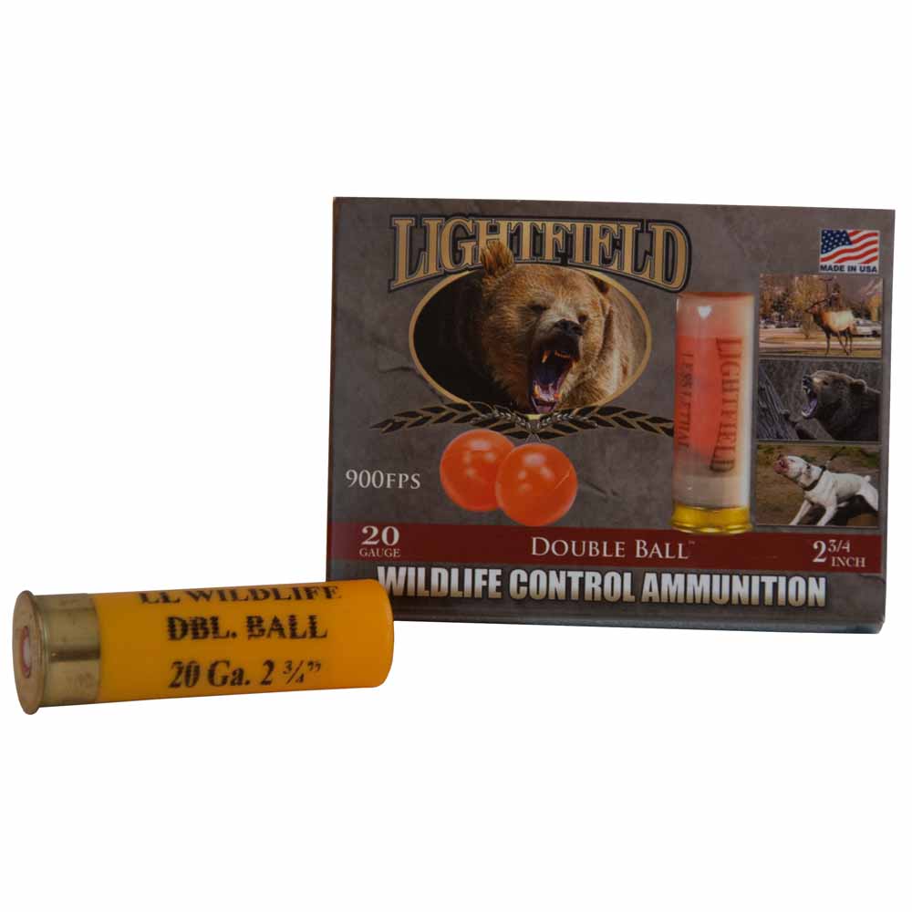 20 Gauge Double Ball Slug - (5-Pack Box) | Wildlife Control Supplies ...